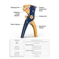 VCELINK Automatic Wire Stripper and Cutter, 2 in 1, 14-24 AWG - Walmart.com