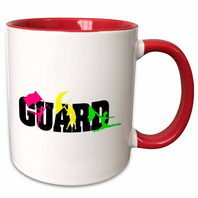 "3dRose Color Guard - Two Tone Red Mug, 15-ounce" - Walmart.com
