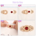 12 Sets 12 Styles Butterfly Flower Bird Alloy Snap Lock Clasps for ...
