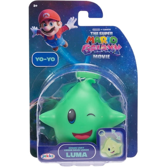 Super Mario Galaxy Movie Luma Yo-Yo 3pk with Glow-in-the-Dark Features ...