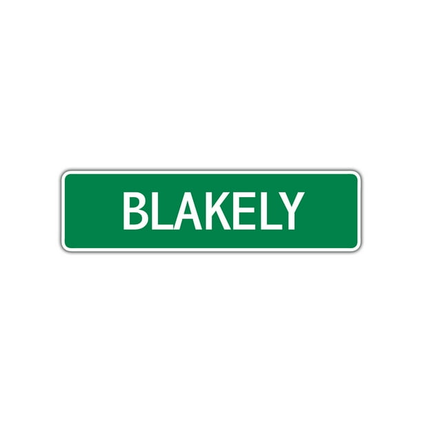 Blakely Girls Children Name Letter Printed Label Novelty Indoor Outdoor ...