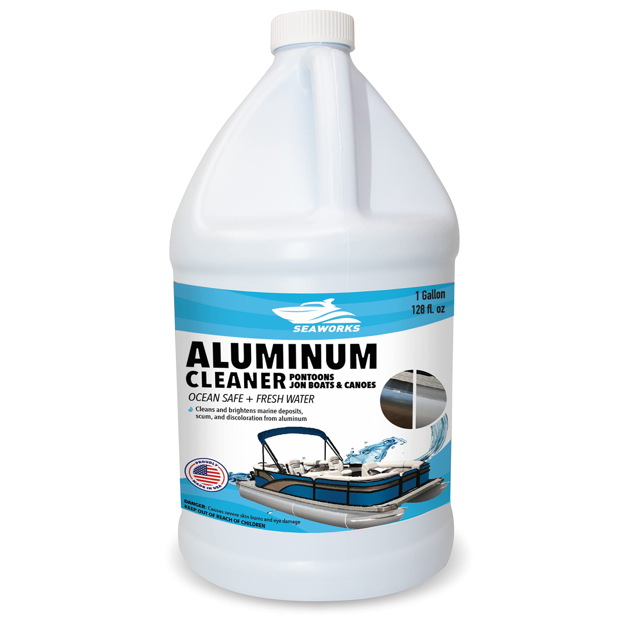 Seaworks Professional Boat Aluminum and Pontoon Cleaner and Brightener ...