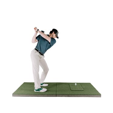 Costway Large 5x4 FT Golf Practice Driving Mat, Indoor/Outdoor ...