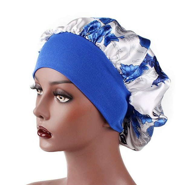 Sunjoy Tech Silk Satin Bonnets for Women Curly Hair Cover Sleep Cap ...