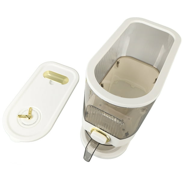 Clear Rice Dispenser,Rice Dispenser Clear Button Rice Dispenser Storage ...
