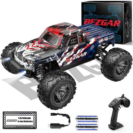 7 Hobby Grade 1:16 Scale Remote Control Truck, 4WD High Speed 40+ Kmh ...