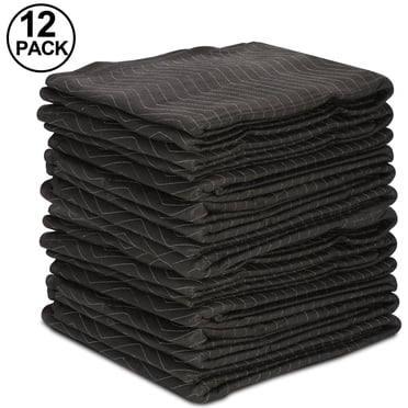 ZENSTYLE 12 Pack Multi-functional Moving Blankets Shipping Furniture ...