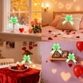 Flower Ribbon Bow Ties Diy Decoration 10 Piece Green Plastic Party ...