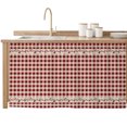 Cabinet Curtains 28"W x 51"L, Country Star Plaid Sink Skirt for ...