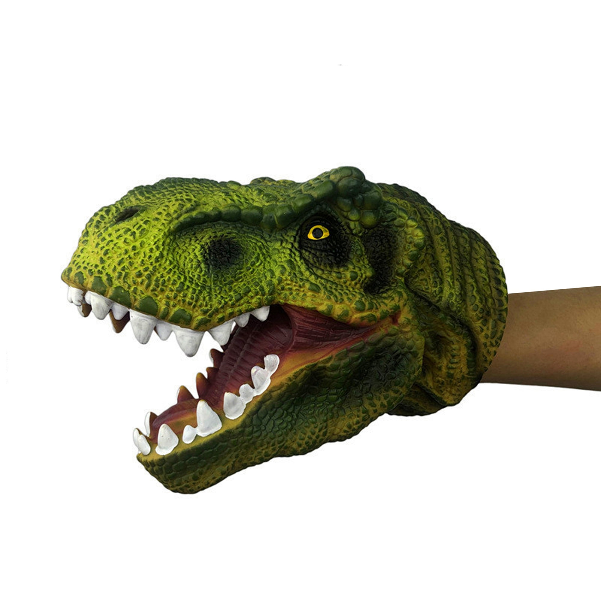SAYOO Hand Puppets Realistic Latex Soft Animal Head Toys Rubber ...