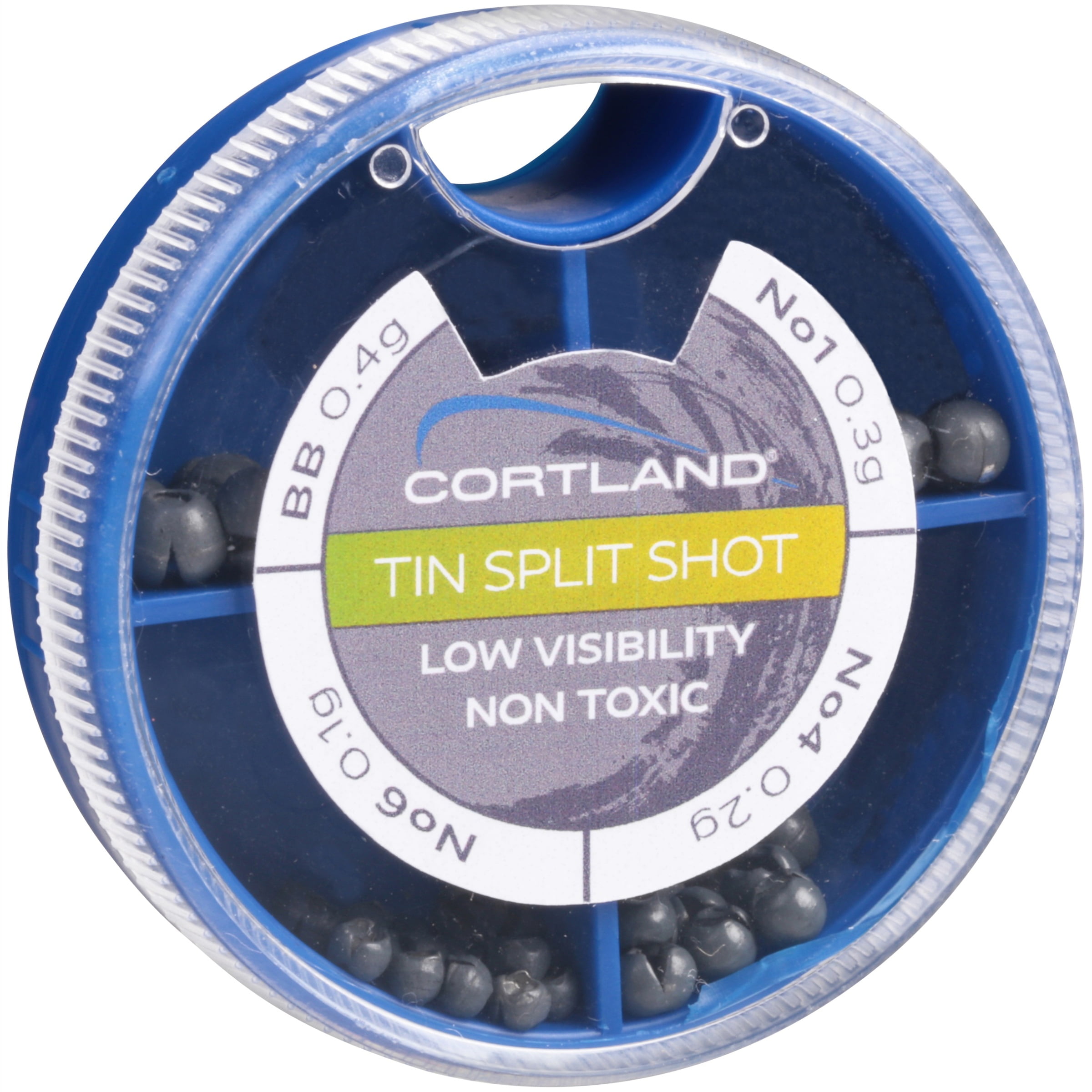 Cortland Fairplay Assorted Tin Split Shot Fishing Weights, 664142 ...