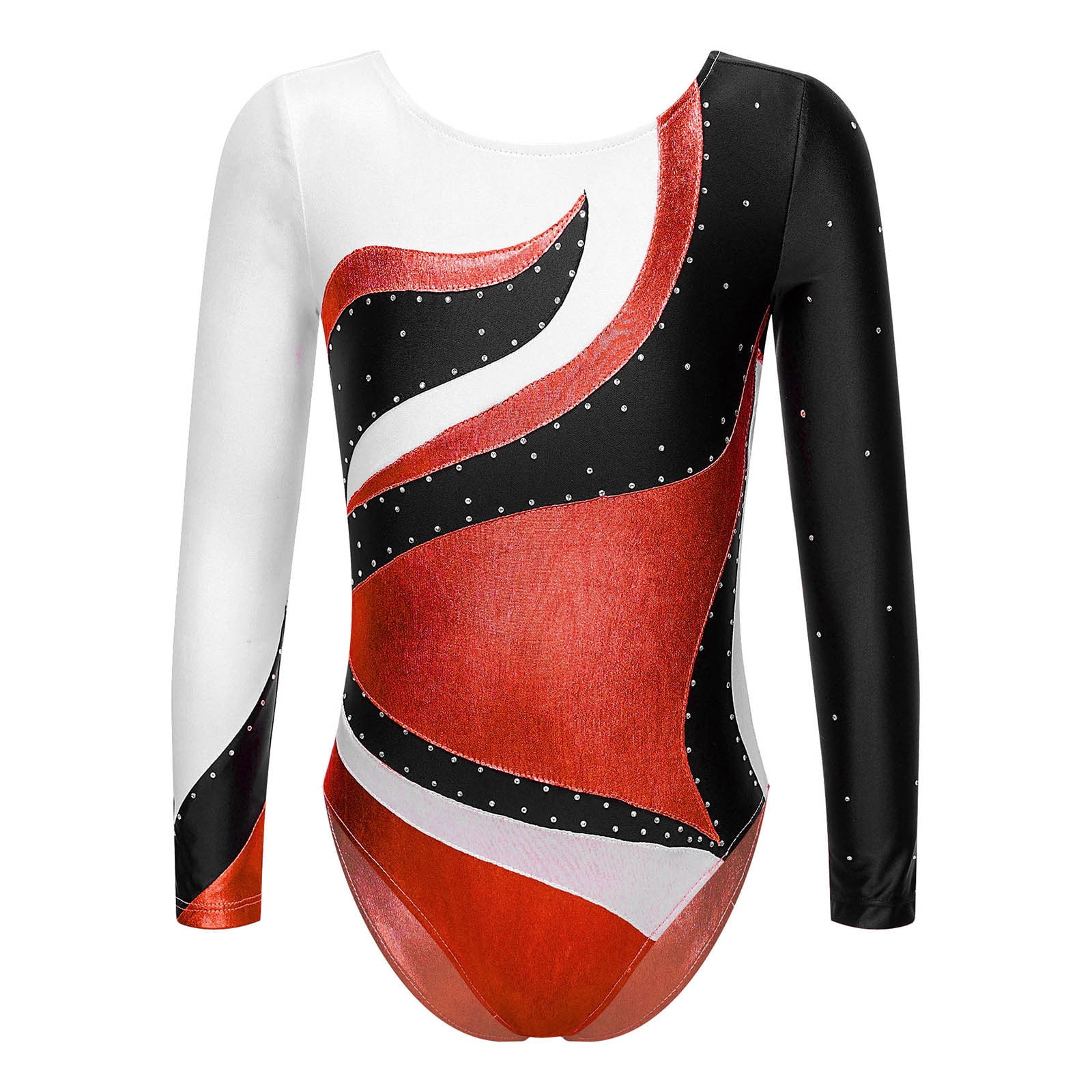 MSemis Gymnastics Leotards for Girls Sparkle Rhinestone Ballet Unitard ...