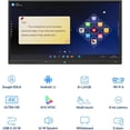 TIBURN HQ Board 75" R3 4K Smart Board, Android 13 Digital Whiteboard ...
