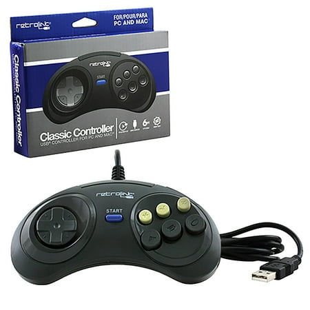 Retrolink USB Wired SNES Super Nintendo Classic Style Controller For PC ...