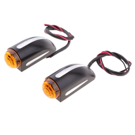 2 Pieces Motorcycle Flasher Indicator Light Side Marker Lights ...