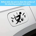 10 fun car stickers, high fuel consumption stickers, fuel gauge empty ...