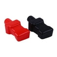 Linjieee 2 pc Car Battery Negative Positive Terminal Covers Cap Boat ...