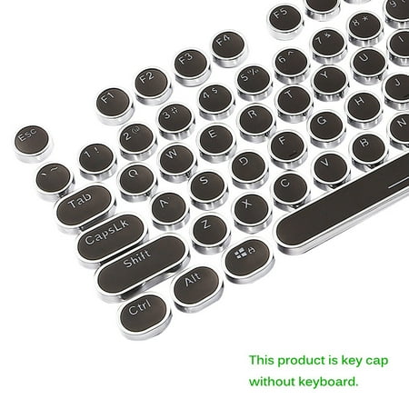ViiTech Steampunk Typewriter Keycaps For Backlit Mechanical Keyboard ...