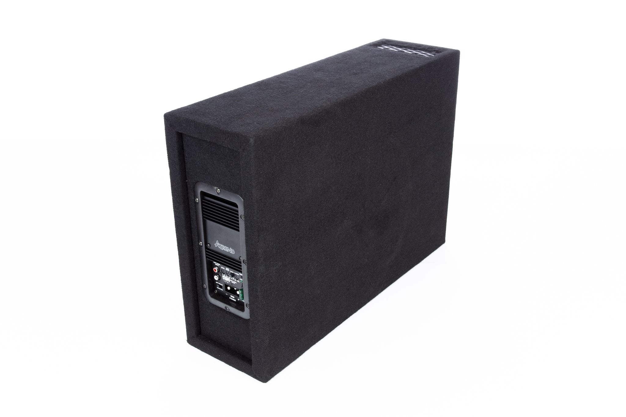 Atrend 10-inch Single Shallow Mount Vented Subwoofer Enclosure ...