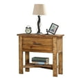 K&B Furniture Rustic Wood No Tool Assembly Nightstand - Walmart.com