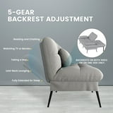 COMHOMA Extra Long Convertible Comfortable Futon Sofa Bed, Large ...