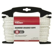 Hyper Tough 1/4" x 50' Poly Twisted Rope - Walmart.com