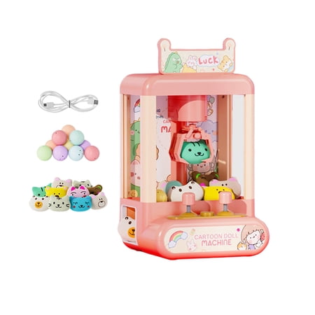 Bunblic Claw Machine Arcade Games with 10 Plush Dolls 10 Capsules ...