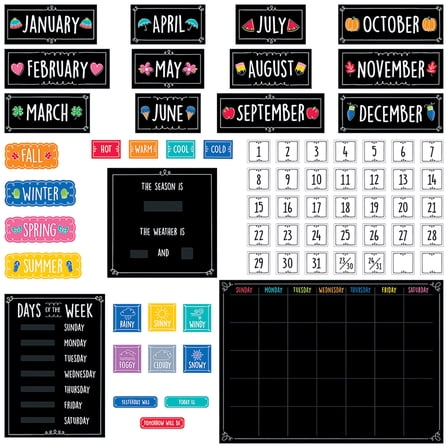 Creative Teaching Press CTP2649 Emoji Fun Calendar Set Bulletin Board ...