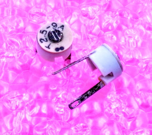 Variable Cap, 2.5-9pF Ceramic Capacitor Trimmer - Walmart.com