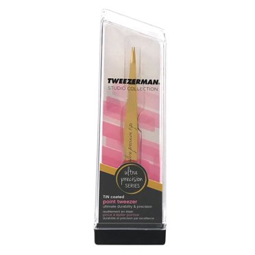 Tweezerman Studio Collection Tin Coated Slant Tweezer - Walmart.com