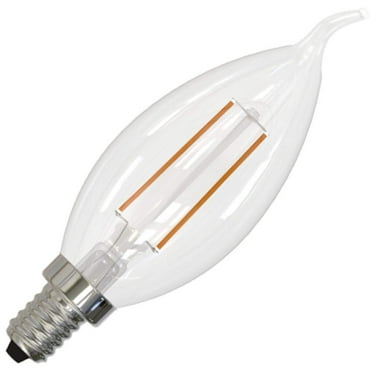 GE 21233 - LED7DCAC-C3/827 Candle Tip LED Light Bulb - Walmart.com