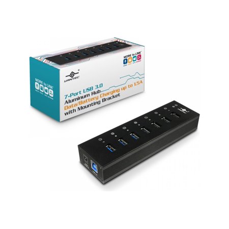 Vantec Link UGT-AH710U3-BK - Hub - 7 x SuperSpeed USB 3.0 - desktop ...