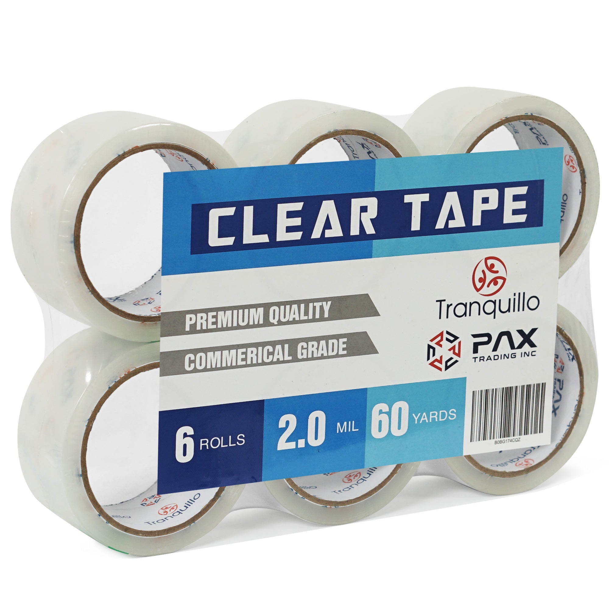 PAX Packing Clear Tape 60 yard - 36 rolls - Walmart.com
