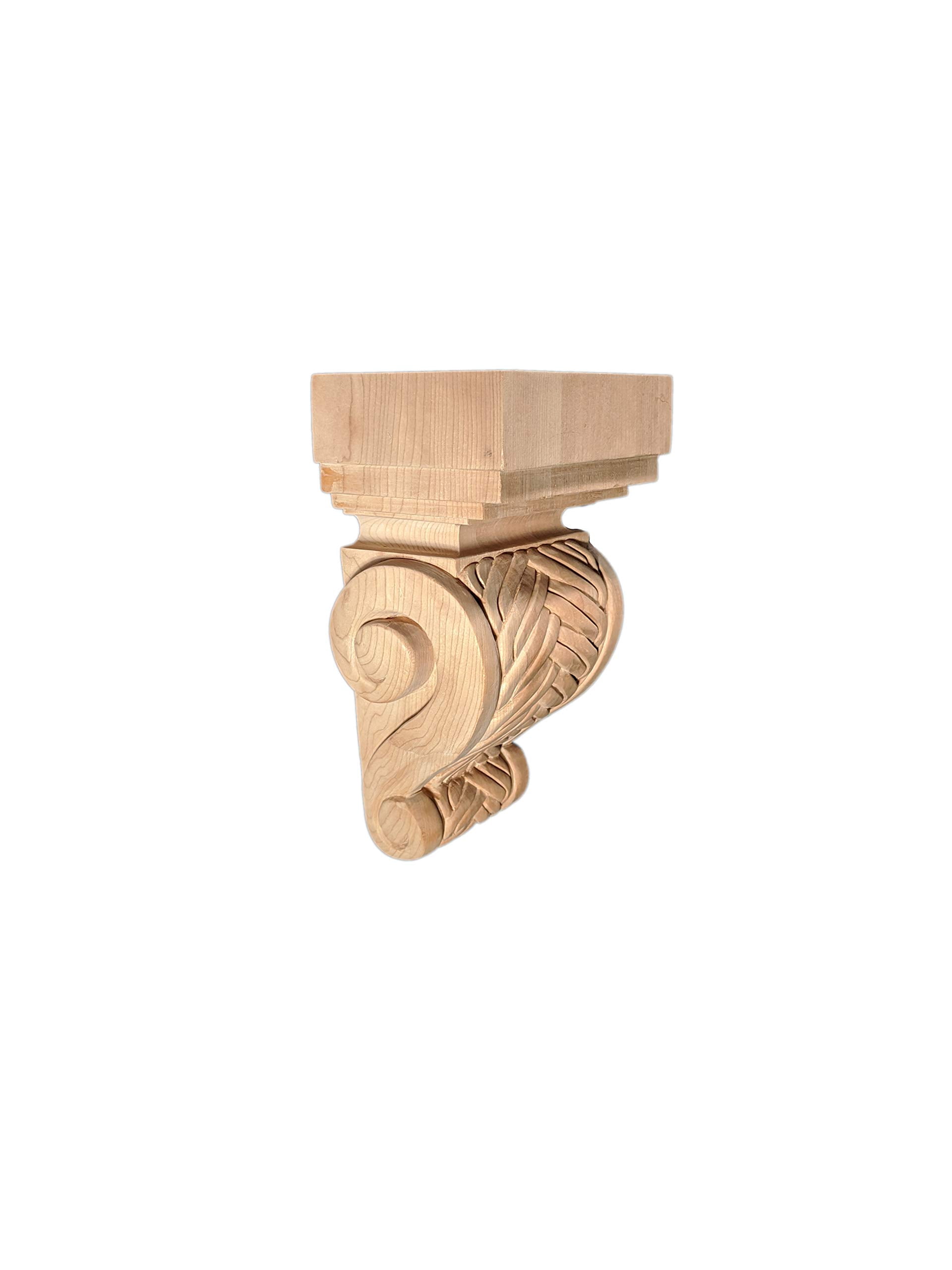 BingLTD - 9" Corbel Traditional Solid Cherry Bracket - Set of 2 (C47 ...