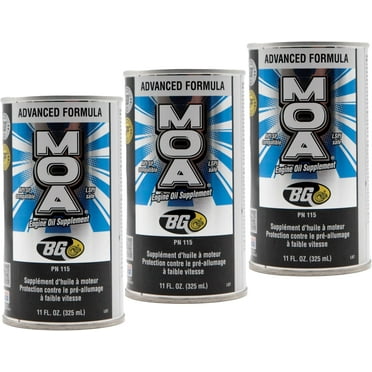 BG MOA Superior Engine Protection Motor Oil Additive 11oz, 3 Pack ...