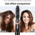 4 In 1 Hair Dryer Brush Straightening Curling Blow Drying
