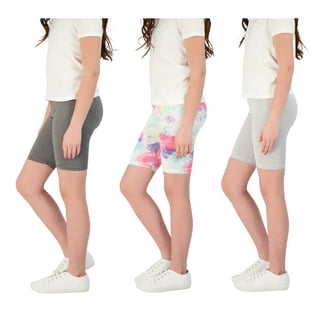 dELiAs Girls' Active Shorts - 4 Pack Basic Performance Bike Shorts (Big ...