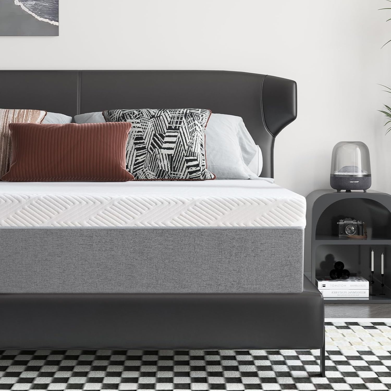 Click here for Unbranded Lukace Queen Size Memory Foam Mattress... prices