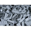 IMEX Premium 2x4 Stud Interlocking Building Blocks Toys, White 100 Pack ...