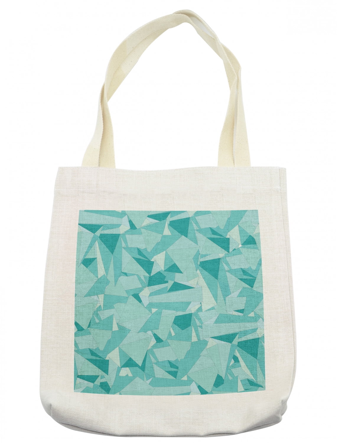 Abstract Tote Bag, Geometric Crystal Illustration Patterns a Modern ...