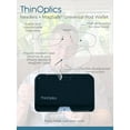 ThinOptics Readers with Wallet - Armless On-Nose Reading Glasses - Slim Wallet Attaches to Phone ...