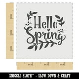 Hello Spring Floral DIY Cookie Wall Craft Stencil - 3.5 Inch - Walmart.com