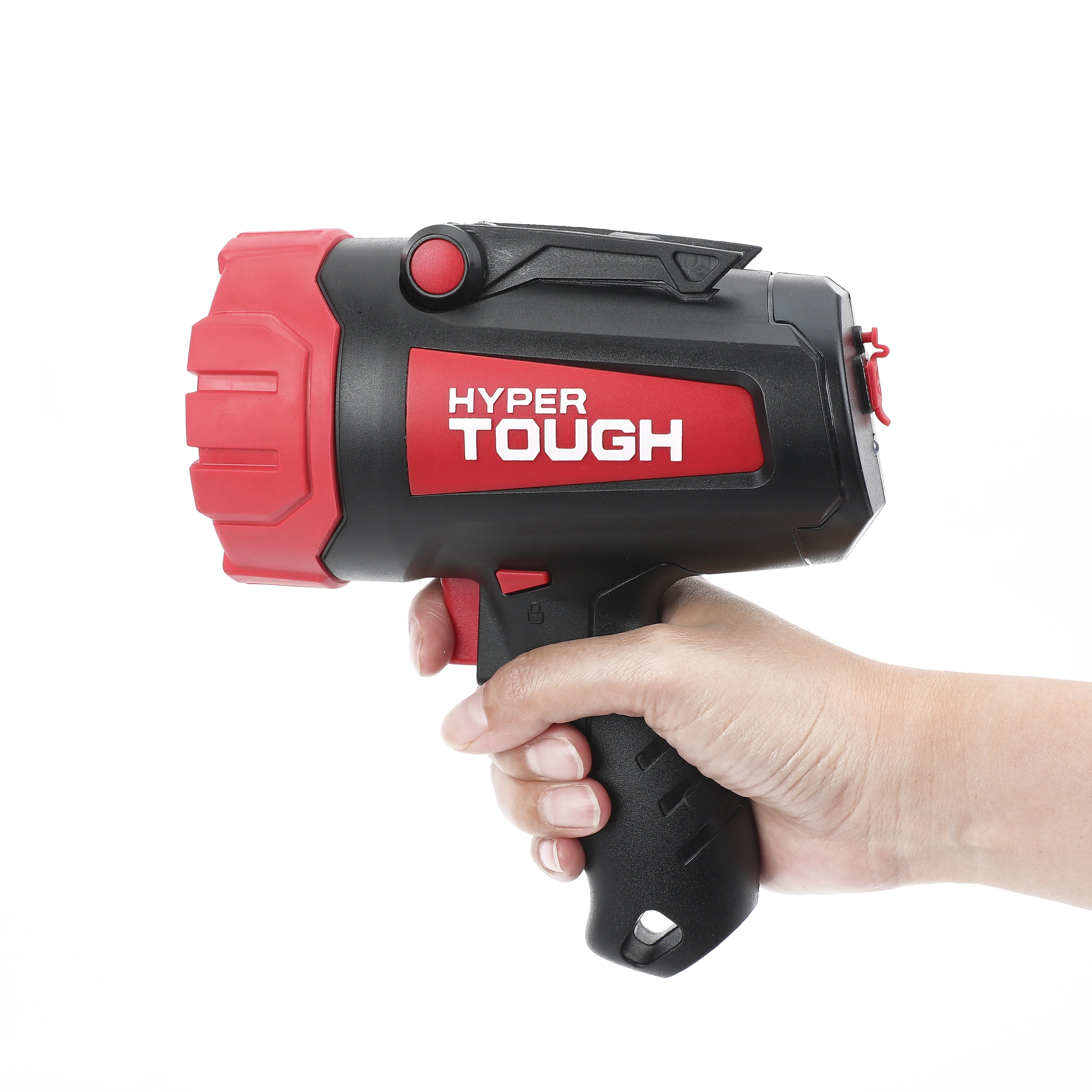 Hyper Tough 300-Lumen LED Battery Spotlight,Automotive Use,Black,Red ...