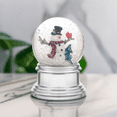 Haute Decor Snowburst™ Animated Snowman Christmas Snow Globe 6.7 In ...