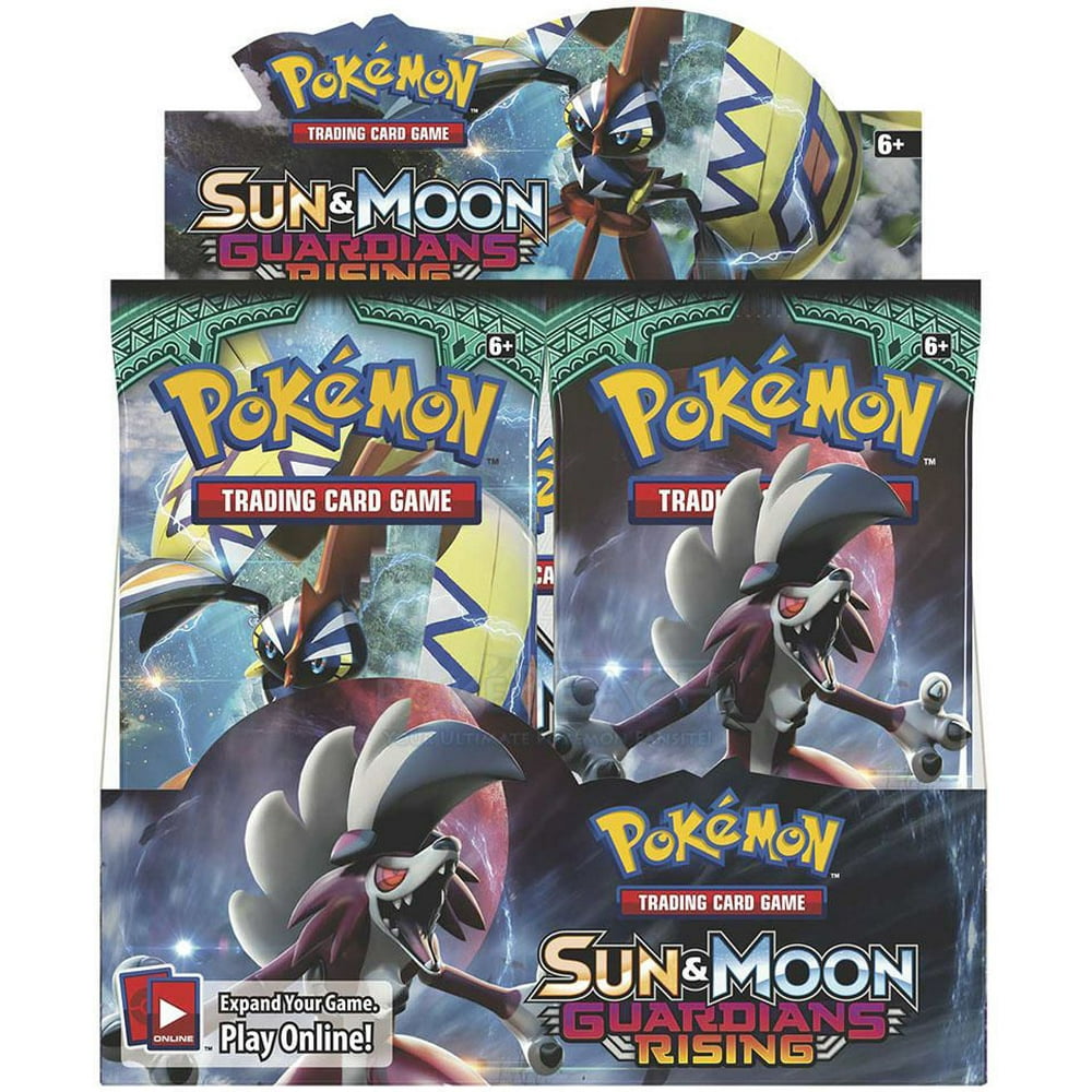 Pokemon Sun and Moon: Guardians Rising Booster Box, 36-Count - Walmart ...