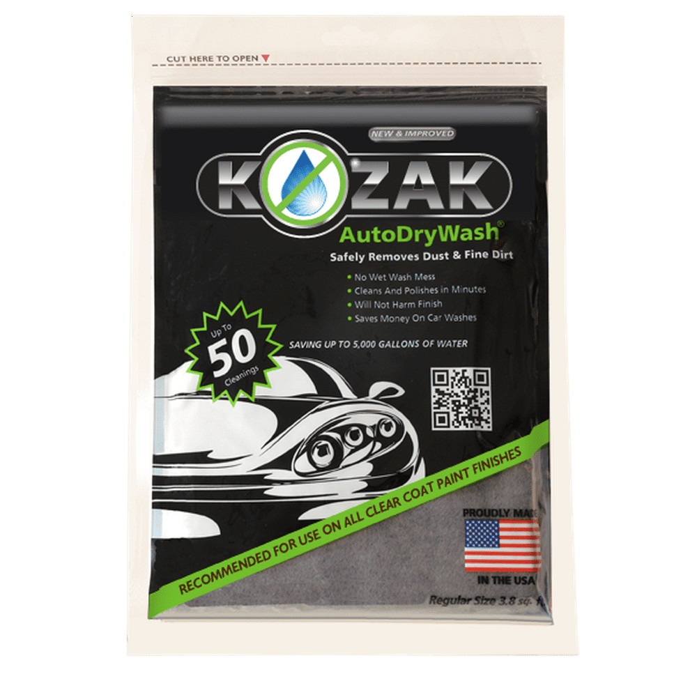 Kozak Auto Dry Wash Cloth, 3.8 sq ft - Walmart.com - Walmart.com
