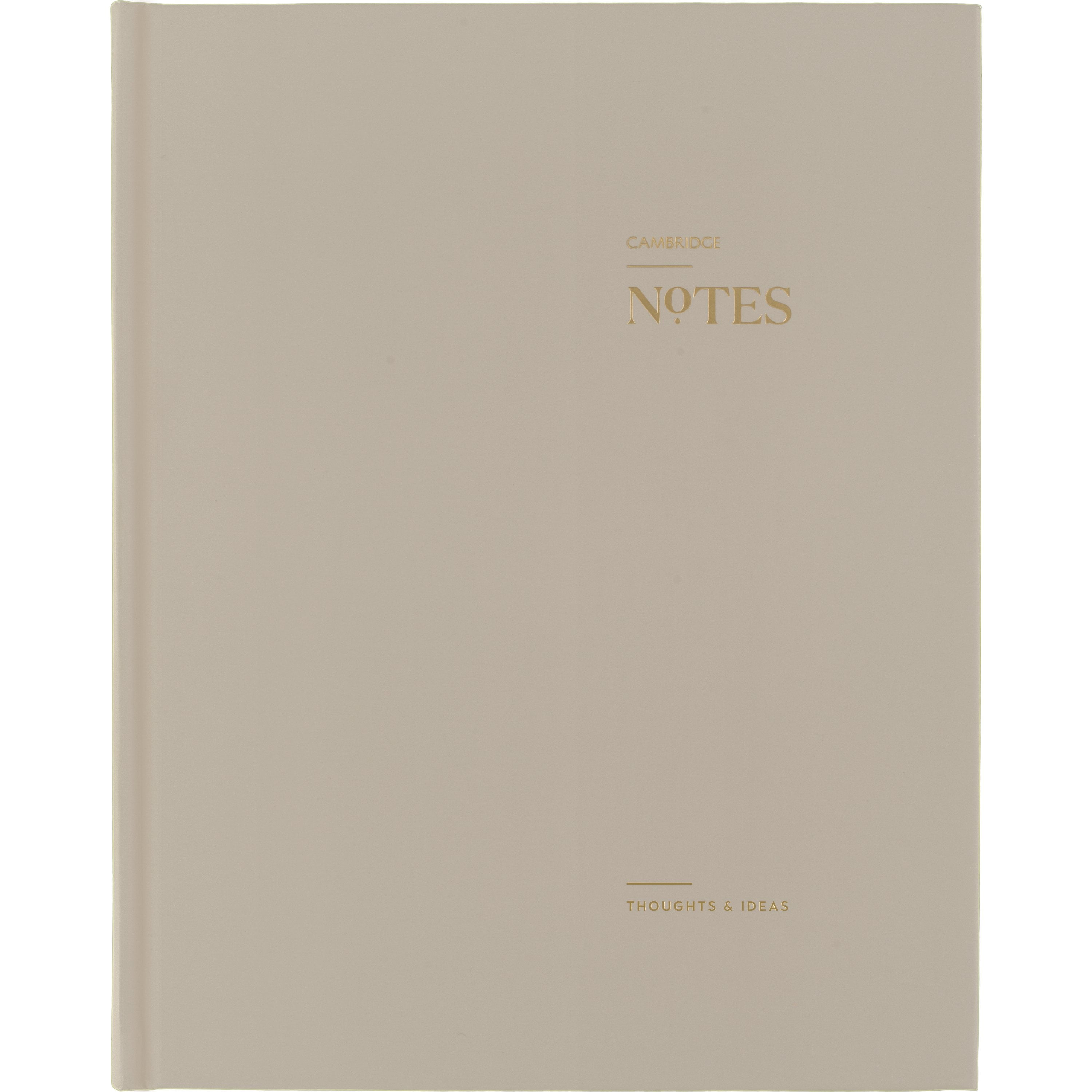 Cambridge WorkStyle Hardcover Notebook, 8” x 10 1/8”, Medium, Tan, 96 ...