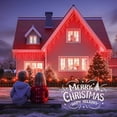 23FT 200Count Red Icicle Lights,White Wire Icicle Mini Lights Plug in ...