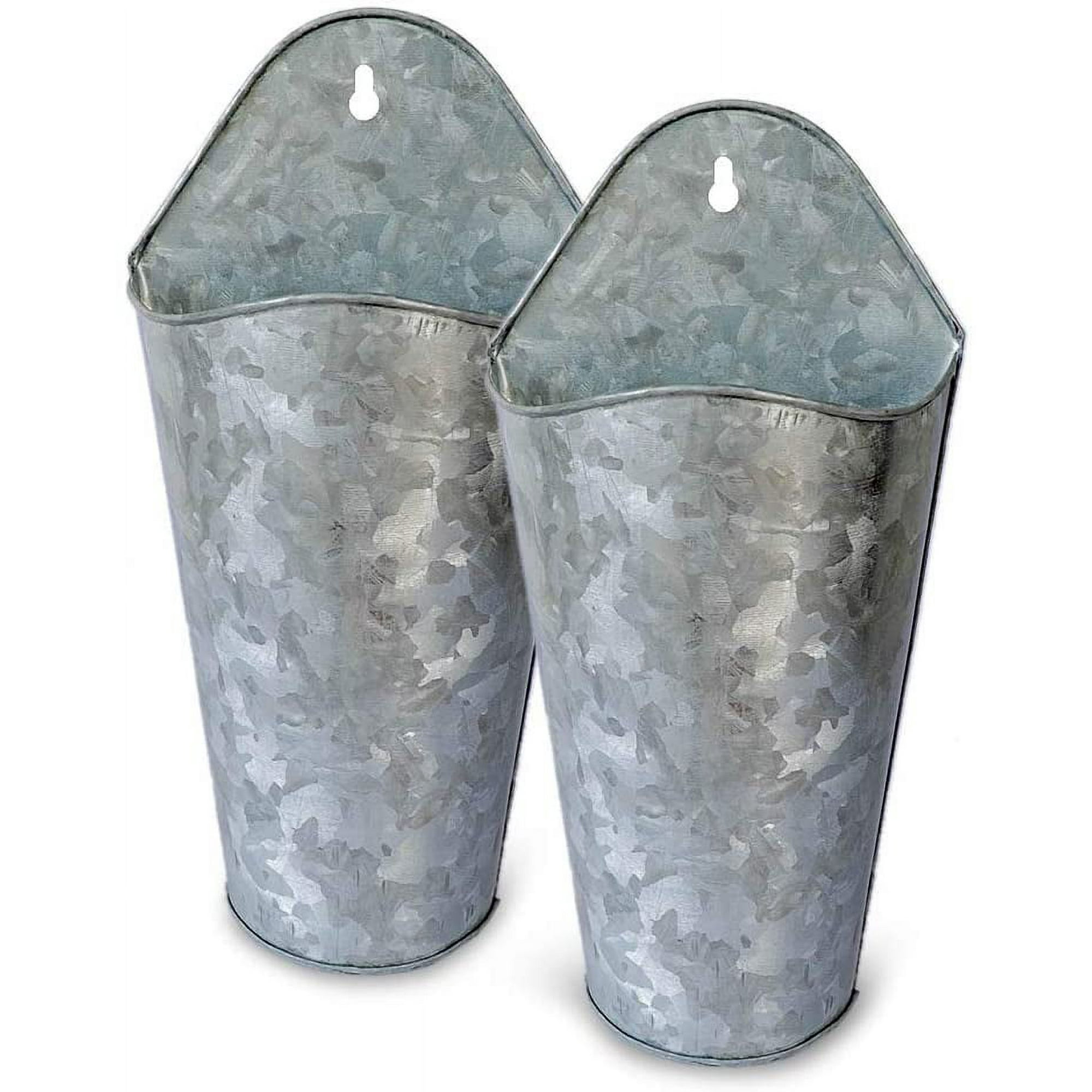 Click here for Mfg2020 Rustic Galvanized Metal Wall Planter  Wall... prices