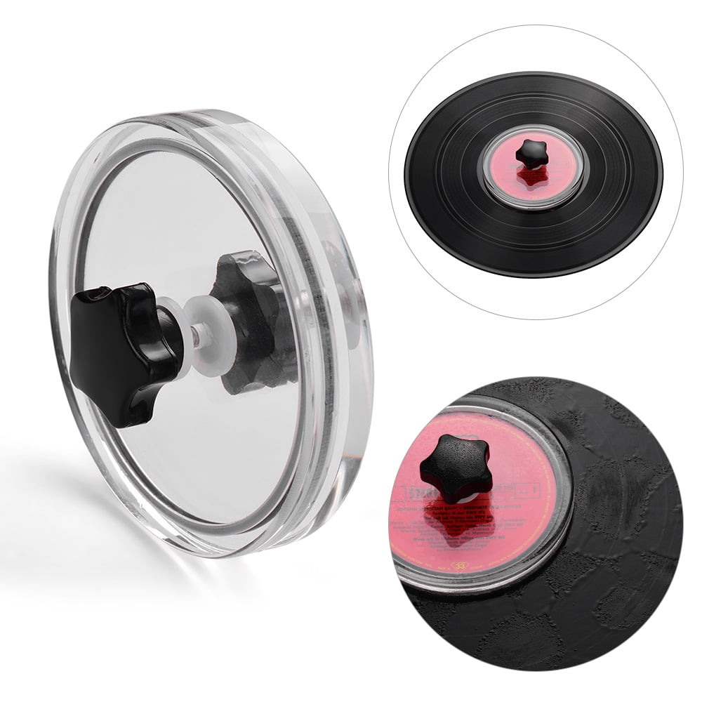 LP Vinyl Record Cleaner Clamp Vinyl Record Lable Saver Protector ...